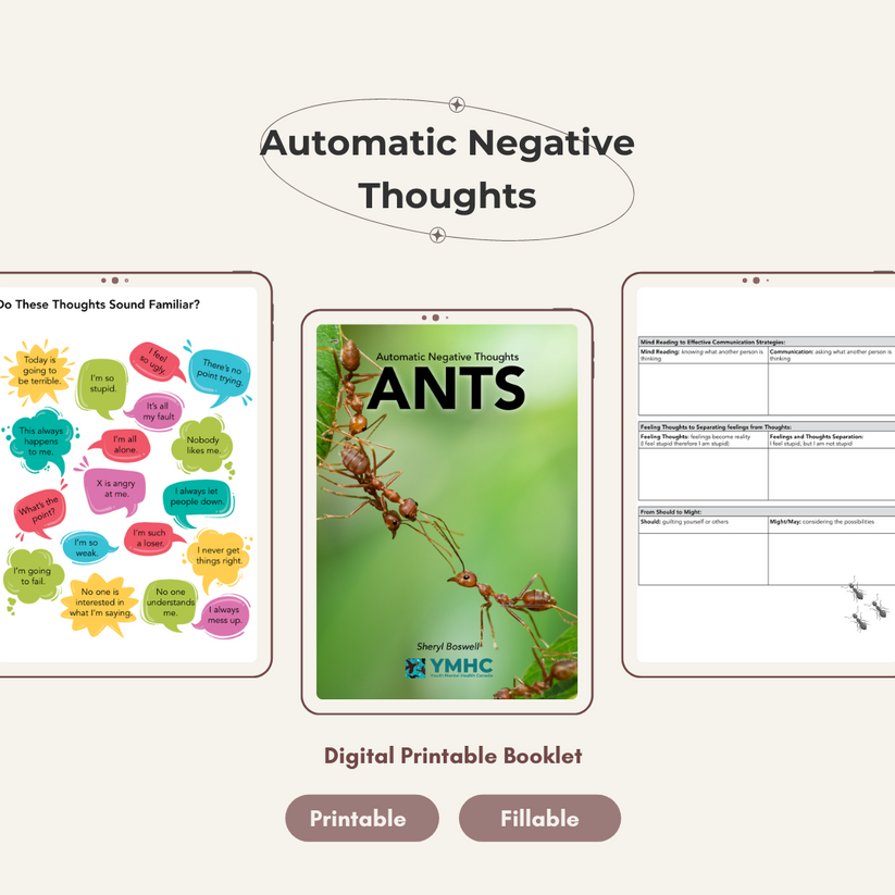 Automatic Negative Thoughts - Printable Digital Booklet – Youth Mental ...